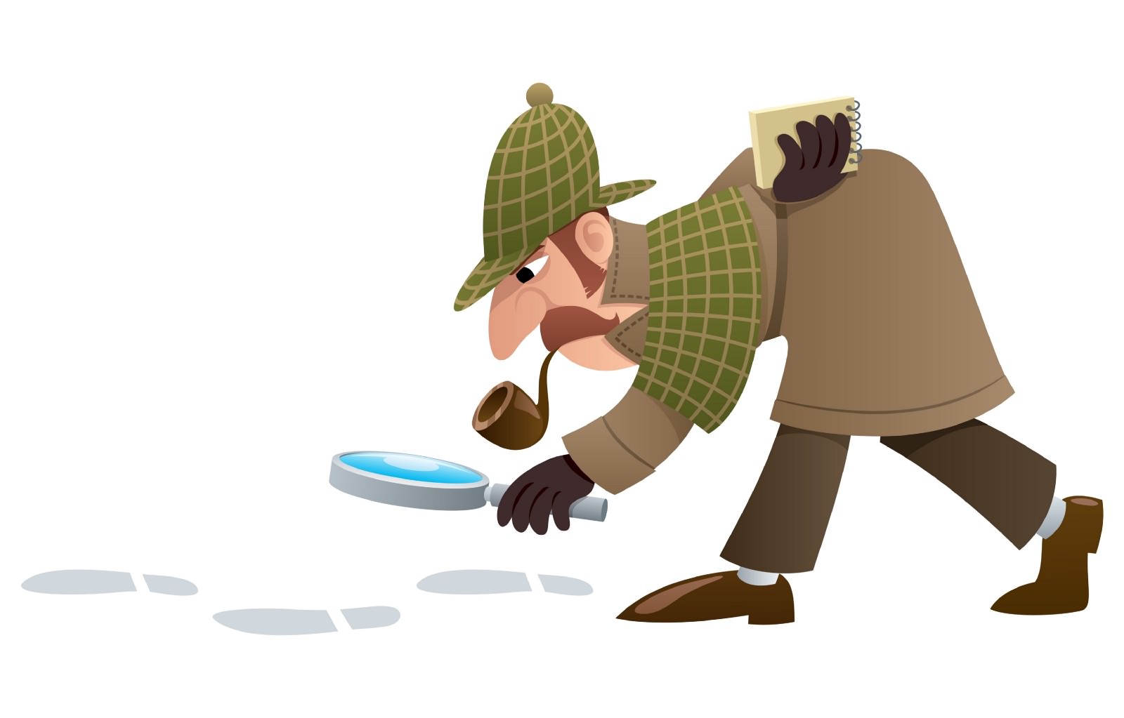 Detective Searching For Clues The Happy Body